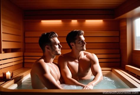 Three Men Bathing Shirtless With Turbans Stable Diffusion Online