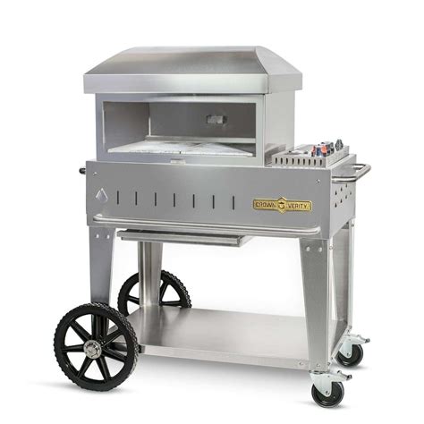 Crown Verity 24 Inch Mobile Propane Pizza Oven Cv Pz24 Mb