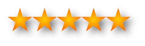 5 Stars Highly Recommended Top Choice Exceptional Rating