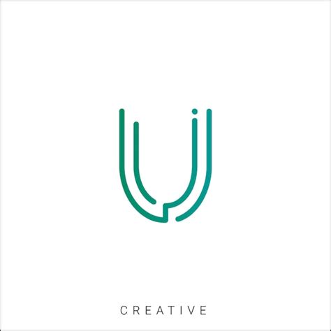 Premium Vector U Latter Logo Template Vector Colorful Monogram Symbol
