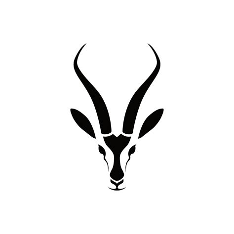 Gazelle Head Vector Logo 27714835 Vector Art At Vecteezy