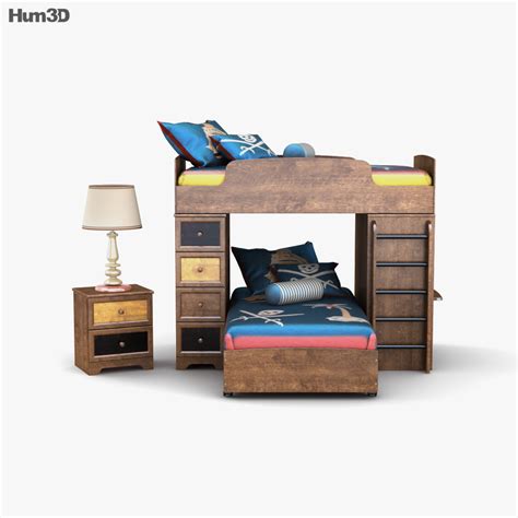 Ashley Alexander Youth Loft Bedroom Set 3d Model Download Furniture