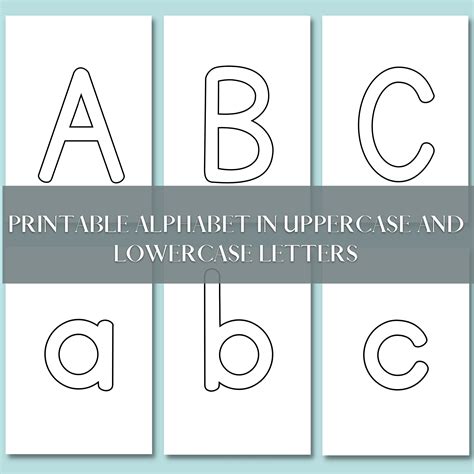 Alphabet Template Upper And Lower Case At Tracy Jacoby Blog