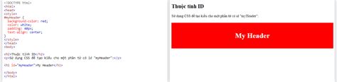 Phân Biệt Thuộc Tính Id Và Class Trong Html Cnet Academy Học Viện