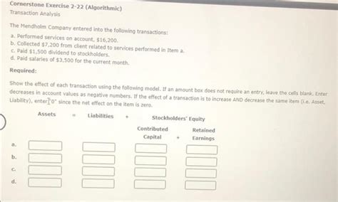 solved cornerstone exercise 2 22 algorithmic transaction