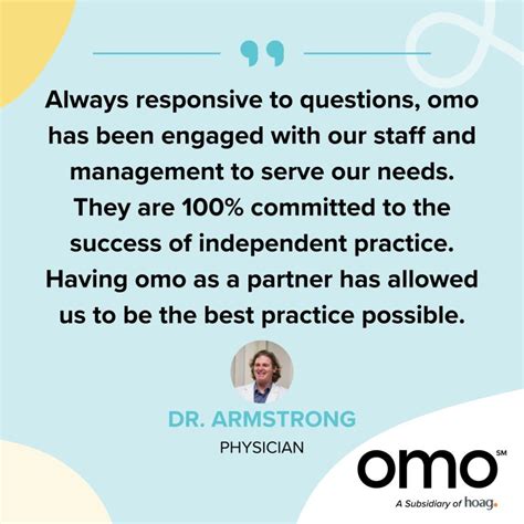 Having Omo As A Partner Has Allowed Us To Be The Best Practice Possible Dr Armstrong