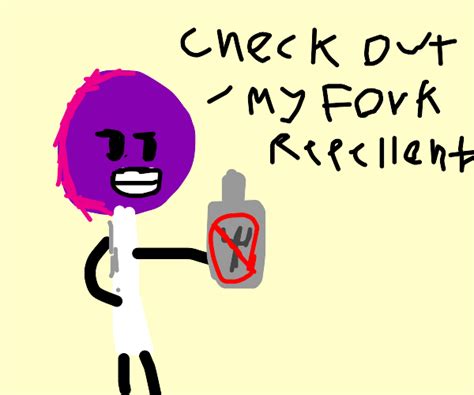 Lollipop Bfb Shows Her Fork Repellent Drawception