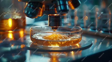 Premium Photo Groundbreaking Laboratory Scene Captures Embryonic