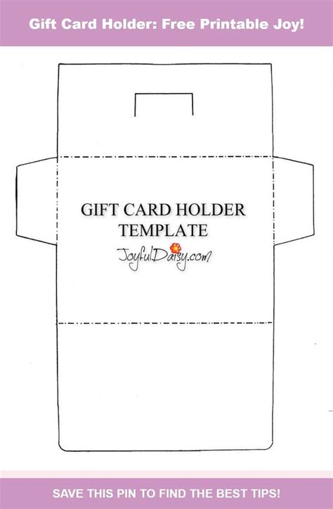 Free Printable Joyful Daisy T Card Holder Template For Thoughtful