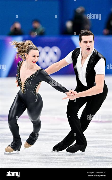 Marie Jade Lauriault And Romain Le Gac Can During Ice Dance Rhythm
