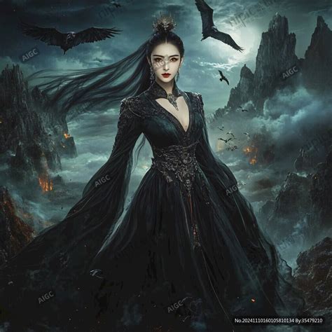 Ai创作图古装电影电视剧游戏 战袍古风 仙侠魔幻复古 仙侠仙女武侠修仙 凤凰飞仙 龙母汉服 古风龙女ip 古装电影海报小说封面 东方女性东方