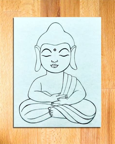 Buddha Easy Pencil Drawing For Beginners Lord Buddha Drawing Buddha