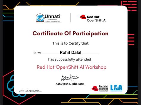 Rohit Dalal On Linkedin I Recently Attended An Enlightening Session On Red Hat Openshift Ai