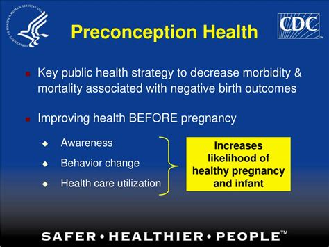 Ppt Associations Between Preconception Counseling And Maternal