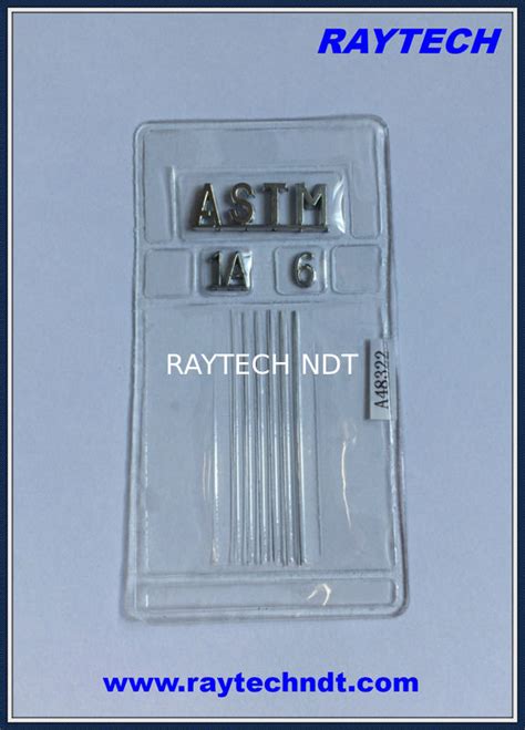 Astm E747 Iqi Wire Penetrameter Industrial X Ray Inspection Equipment X Ray Weld Inspection
