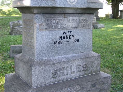 Nancy Willard Skiles 1846 1929 Find A Grave Memorial