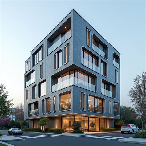 Modern Building Elevation Stable Diffusion Online