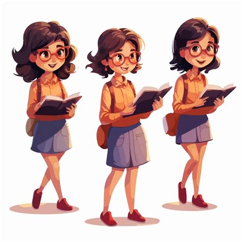 Premium Vector Notepad And Woman In Flat Design Ai Generation