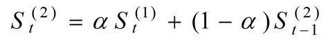 指数平滑法（exponential smoothing，es）预测 csdn博客