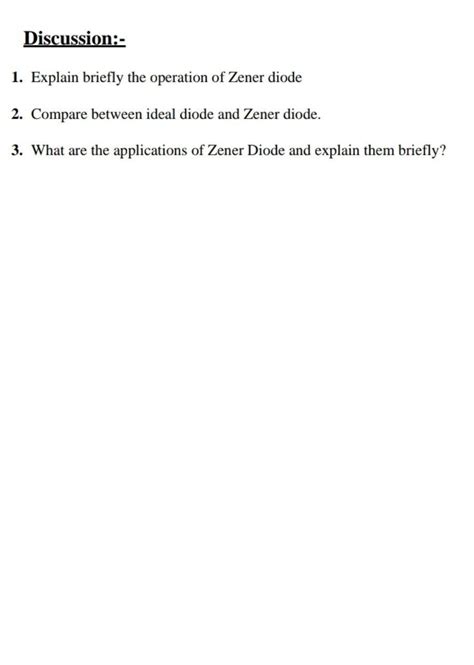 Solved Discussion Explain Briefly The Operation Of Chegg