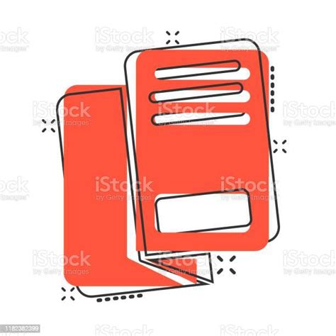 만화 스타일의 전단지 전단지 아이콘입니다 브로셔 시트 벡터 만화 일러스트 그림 그림입니다 소책자 비즈니스 컨셉 스플래시 효과