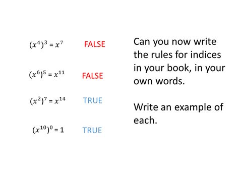 Multiplication And Division Rules For Indices Variation Theory