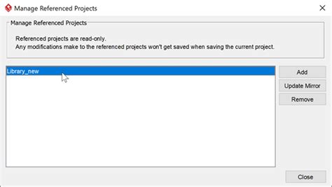 Cannot Reference A Project To Itself Visual Paradigm Know How