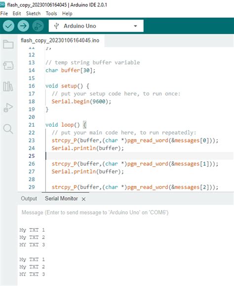 Using The Flash Program Memory Of Arduino To Pre Store Data Phipps