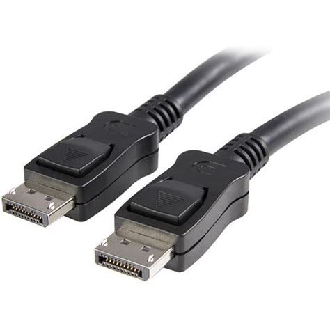 StarTech DisplayPort Cable With Latches 35 DISPLPORT35L B H