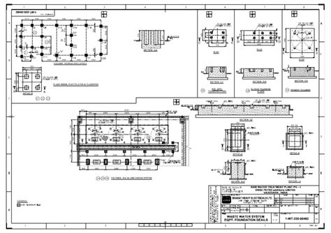 Wwtp Eqpt Foundation Details Pdf