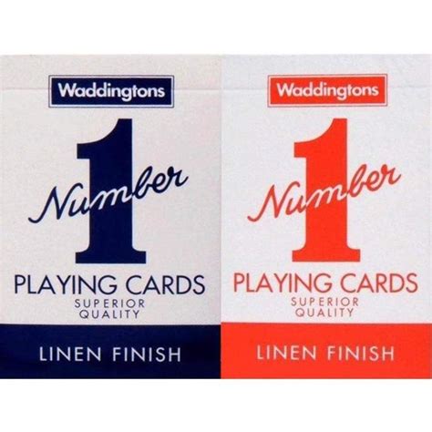 Playing Cards Red And Blue No 1 Cards Big W