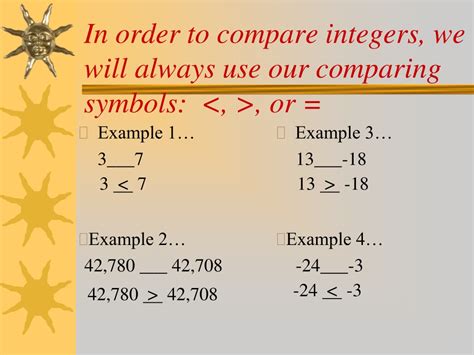 Ppt Comparing Integers Powerpoint Presentation Free Download Id