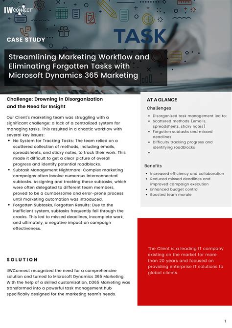 Streamlining Marketing Workflow And Eliminating Forgotten Tasks With Microsoft Dynamics 365