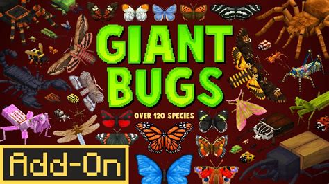 Giant Bugs Add On By Compycraft Chunk Minecraft Bedrock Marketplace