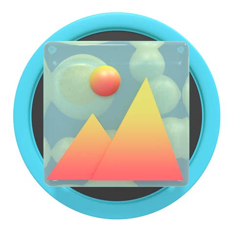 Gallery Pictures Button 26845131 Png