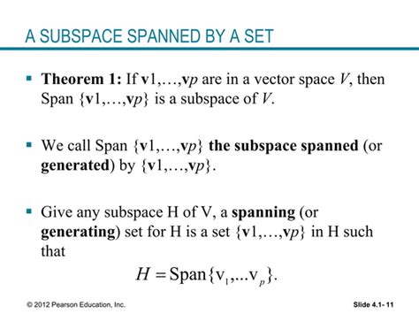 Vector Space And Subspace PPTX Programming Languages Computing