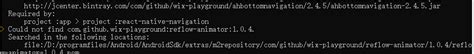 Com Github Wix Playground Reflow Animator Can T Found Issue Wix React Native