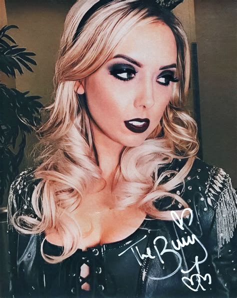 Allie The Bunny 8x10 Metallic Aew Sexy Photo Signed Auto Autographed Funhouse Autographs