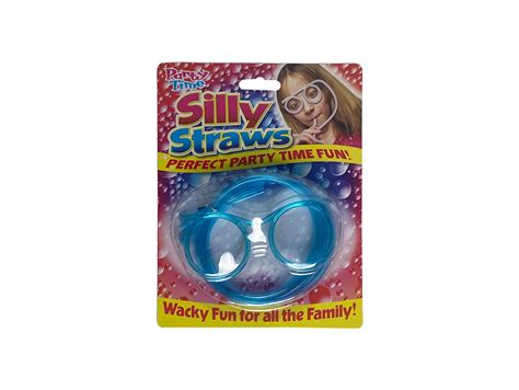 Party Silly Straws Blue • Yuehlia Kuwait