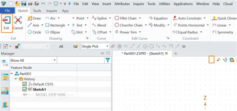 ★how To Exit A Sketch In The Da Toolbar In Single Object Mode In Zw3d Technical Knowledge