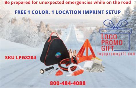 Free Setup Emergency Road Kit Sku Lpg8204 Promo Ts