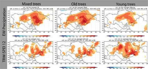 The Spatial Correlation Analysis With Cru Ts 400 Datasets Download Scientific Diagram
