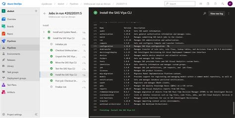 configure a sas viya self hosted agent with azure pipelines