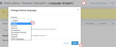 Shopify How To Create A New Language For Your Shopify Theme Template Monster Help