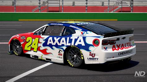 William Byron Axalta Patriotic 2025 Sim Stamped By Colton Loomis