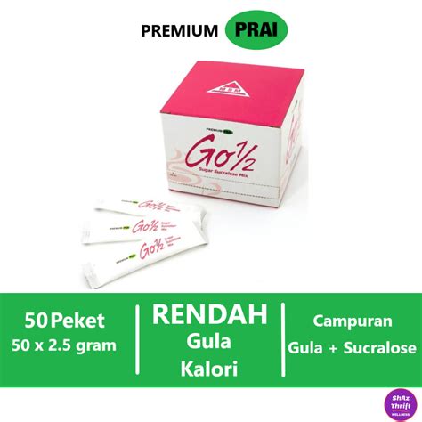 Msm Go1 2 Sugar Sucralose Mix Gula Sucralose Gula Rendah Kalori 50
