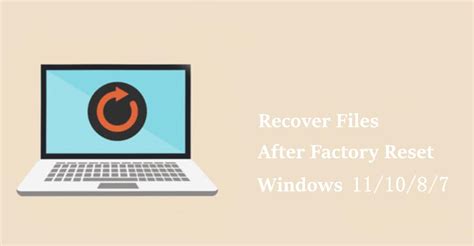 Ultimate Guide How To Recover Data After Factory Reset Of Your Computer