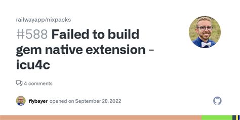 Failed To Build Gem Native Extension Icu4c · Issue 588 · Railwayapp