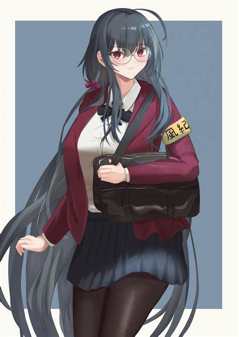 Tapety anime dívky Azur Lane Taihou Azur Lane dlouhé vlasy černé