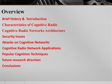 Cognitive Radio Networks